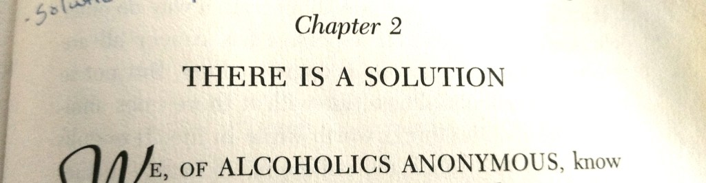 “There is a Solution” – notes on Chpt 2 | A Spiritual Evolution